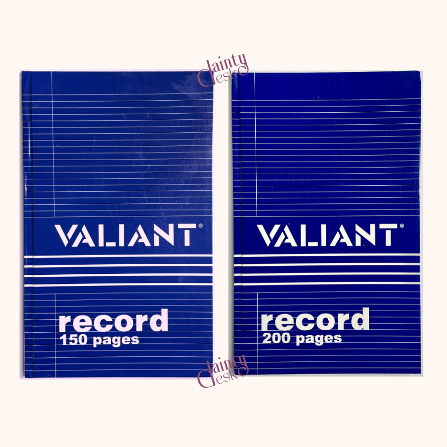 Valiant Record Book (150 pages / 200 pages) | Shopee Philippines