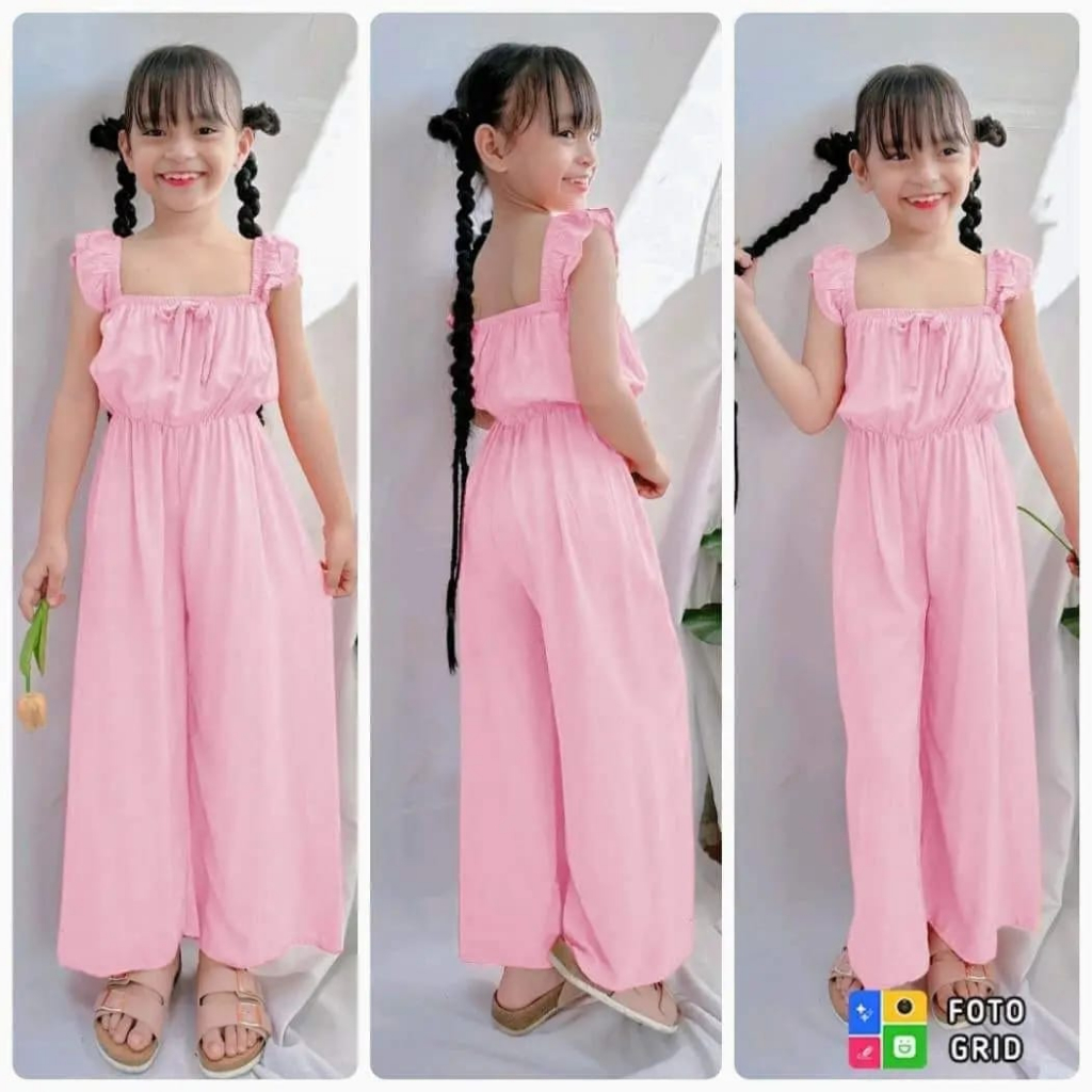(PARJANESHOP)-MIYA JUMPSUIT KIDS CHALLICE FABRIC 7 TO 10 YRS OLD ...