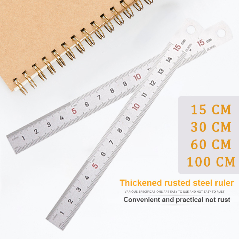 Stainless Steel Ruler w/ Conversion Chart （6"12"24"40"） | Shopee ...