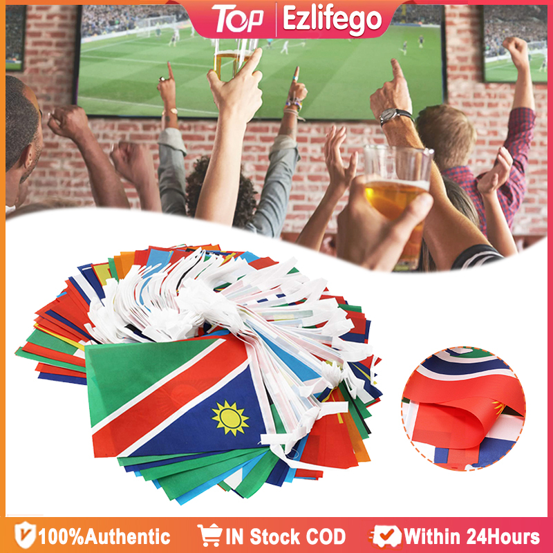 25Meter World Flags String 100 Countries Bar Party Bunting | Shopee ...