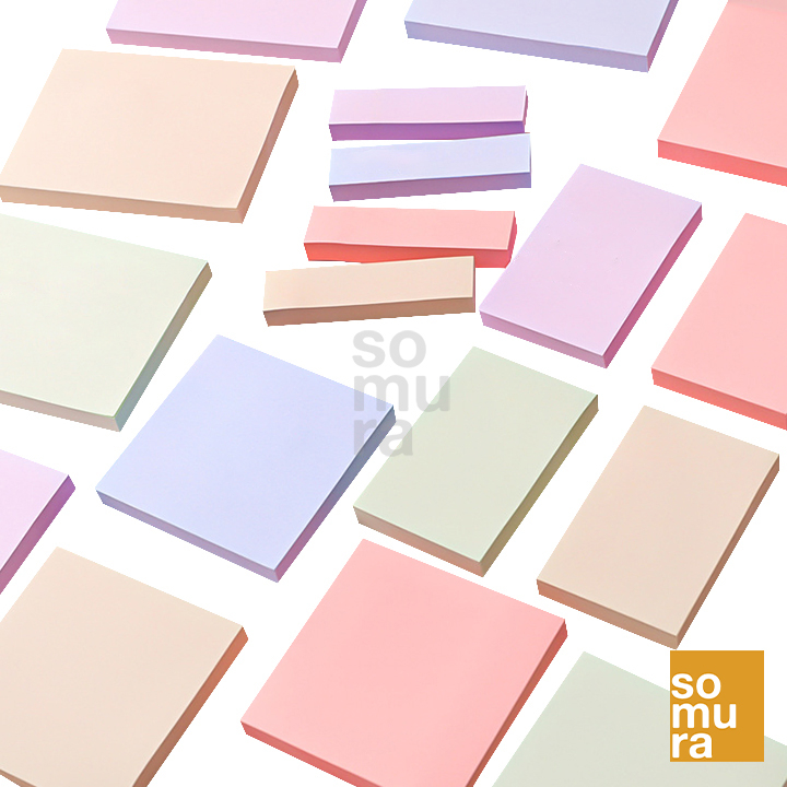 Pastel Colored Plain Stationery Sticky Notes (SSC872) | Shopee Philippines