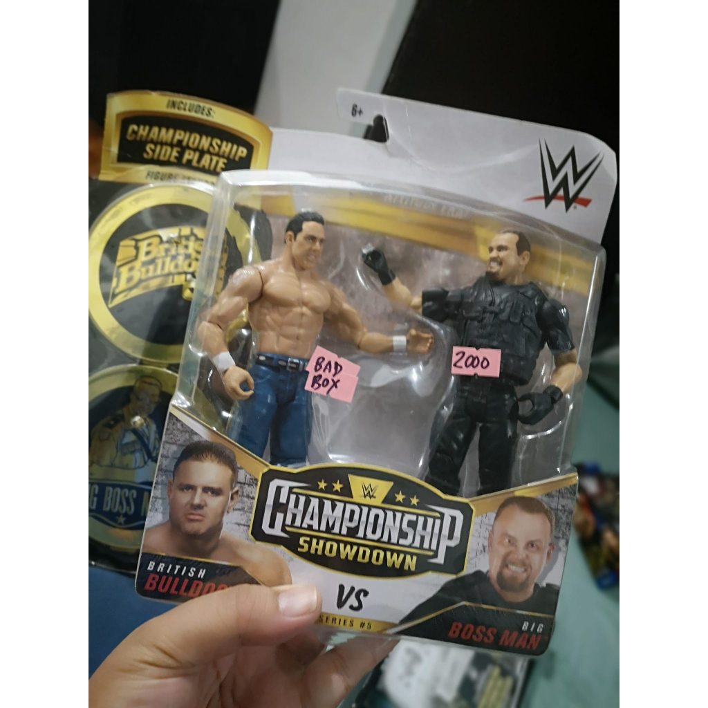 mattel wwe 2 pack big boss man basic bad box | Shopee Philippines