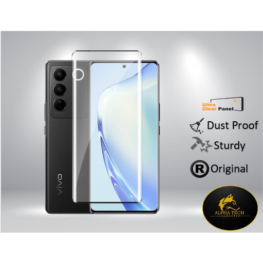 VIVO V50 V40 V30E V30 PRO V29 V27 PRO YIGOUMO Full Glue Tempered Glass Curved Screen Protector ...