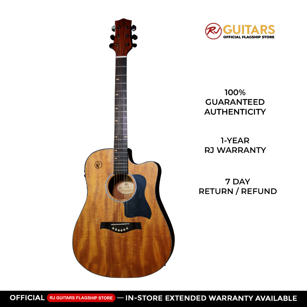 RJ Guitars - Solid Series Acoustic Guitar | Shopee Philippines