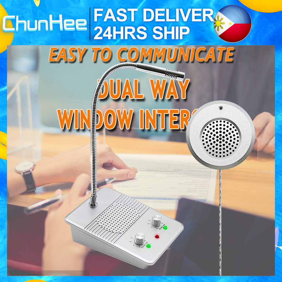 Chunhee Window Speaker Intercom System for Office Store Bank | Shopee ...