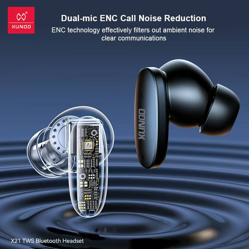 XUNDD-X21 ENC Dual Microphone TWS Bluetooth Headset | Shopee Philippines