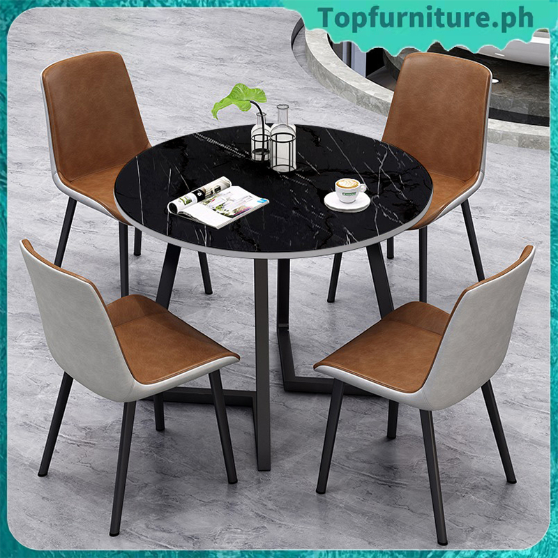 ️PH⭐ Imitation Marble Dining Table Multifunctional Office Study Desk ...