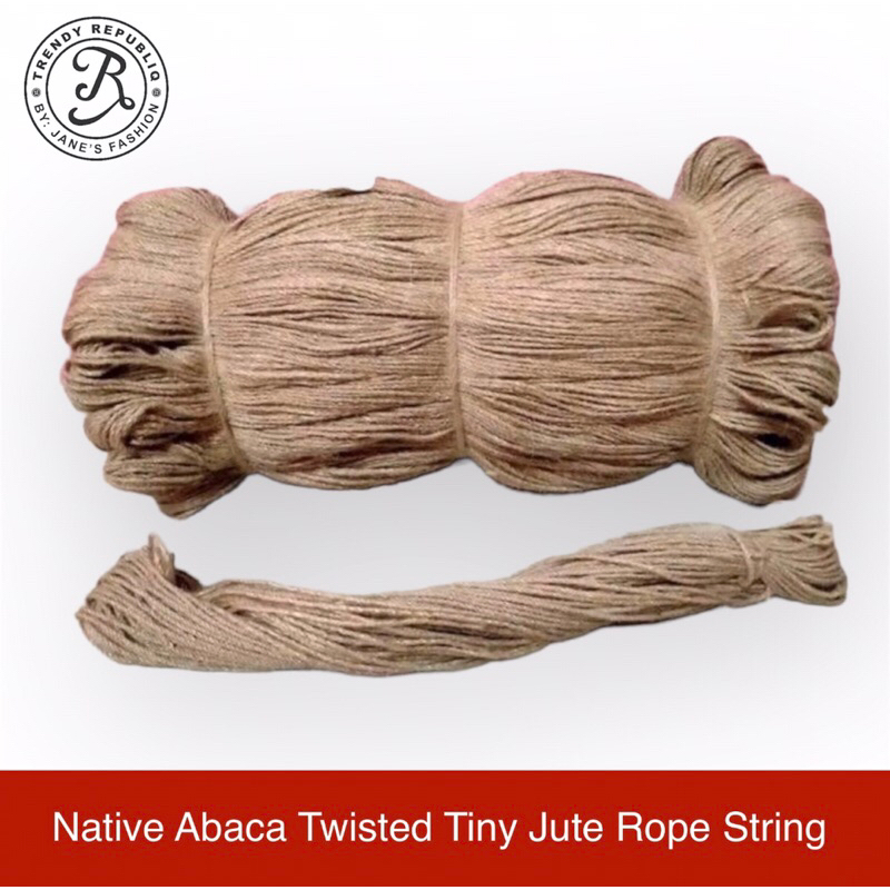 Native Abaca 55 Meters High Quality Twisted Tiny Jute Rope/String ...