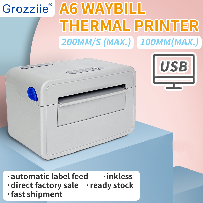Thermal Printer Bluetooth WaybillBarcode Shipping Bluetooth A6 ...