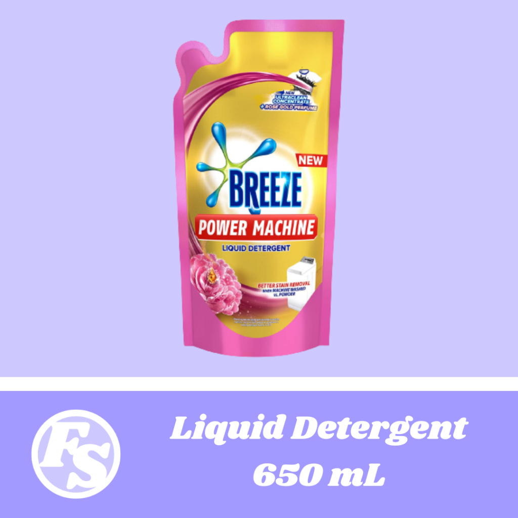 Breeze Power Machine With Rose Gold Perfume Liquid Detergent 650mL ...