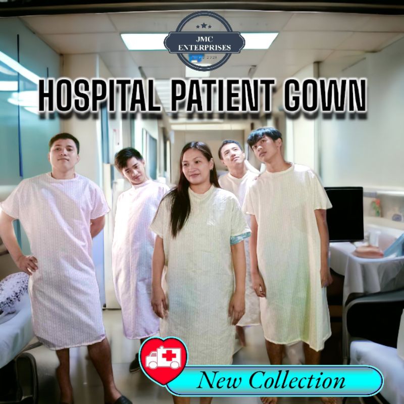 Hospital Patient Gown Unisex | Shopee Philippines
