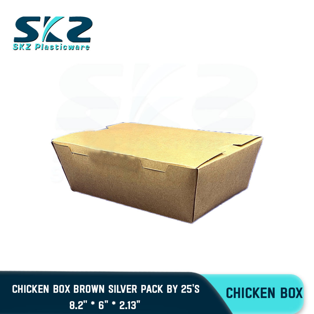 SKZ CHICKEN BOX BROWN SILVER 25PCS/PACK | Shopee Philippines