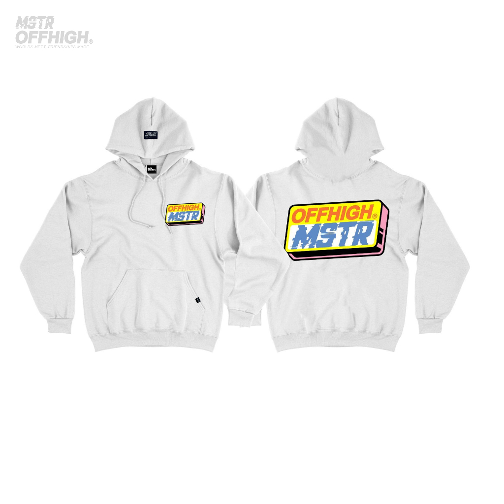 MSTR CO. X OFFHIGH - TIME OFF COLLECTION "OFFLIMITS" Hoodie (White ...