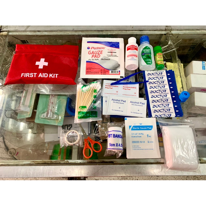 First aid kit set with pouch | Shopee Philippines