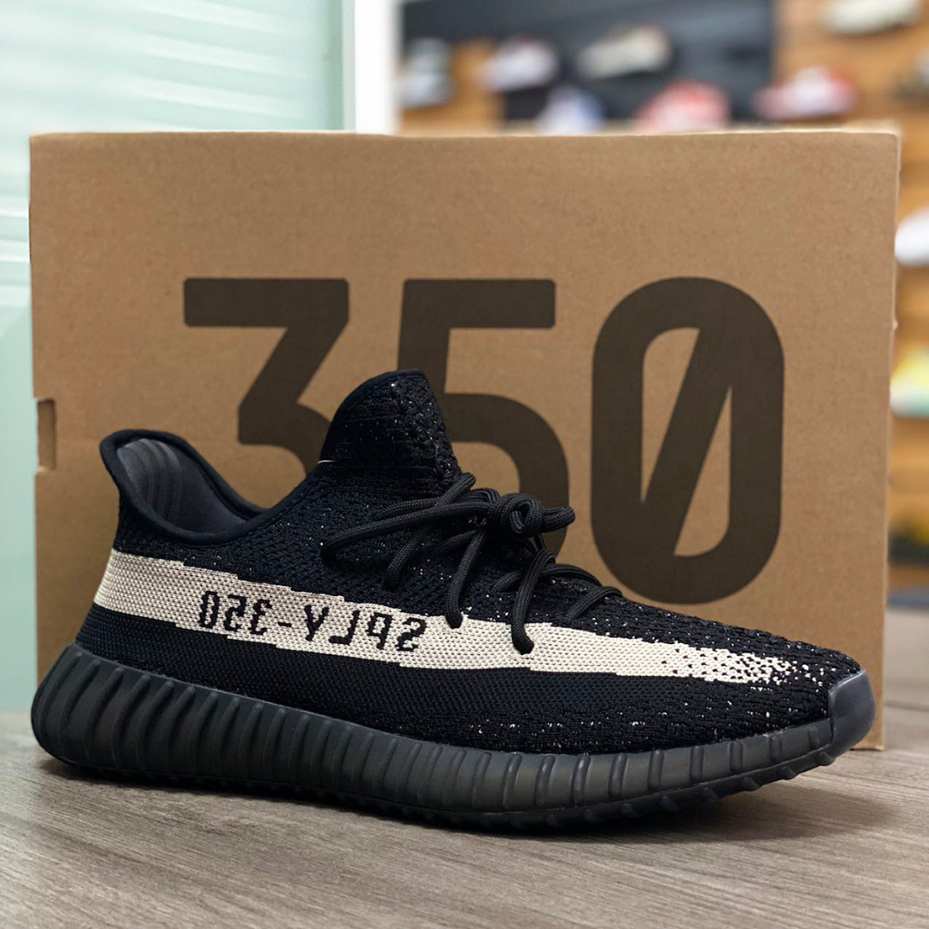 EASYRUN UA Shoes YEEZY 350 V2 CORE BLACK Lowcut Running Shoes Fashion ...
