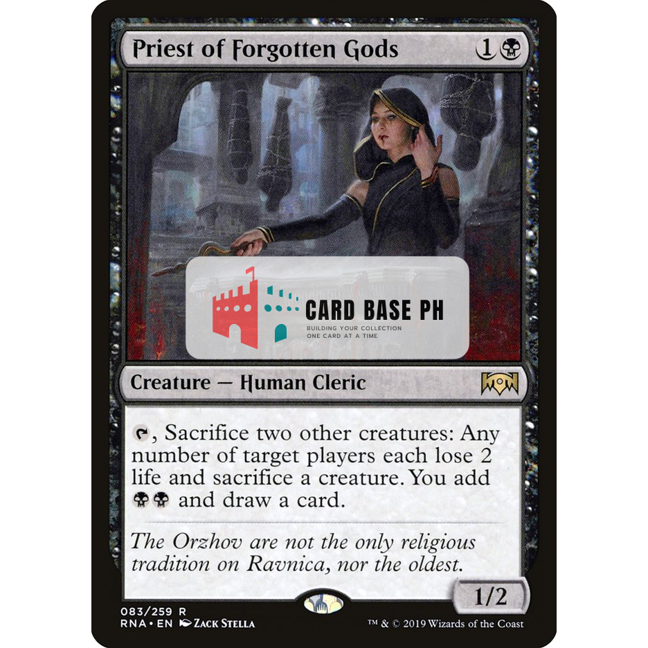 Priest of Forgotten Gods - Magic the Gathering Trading Card | Shopee ...
