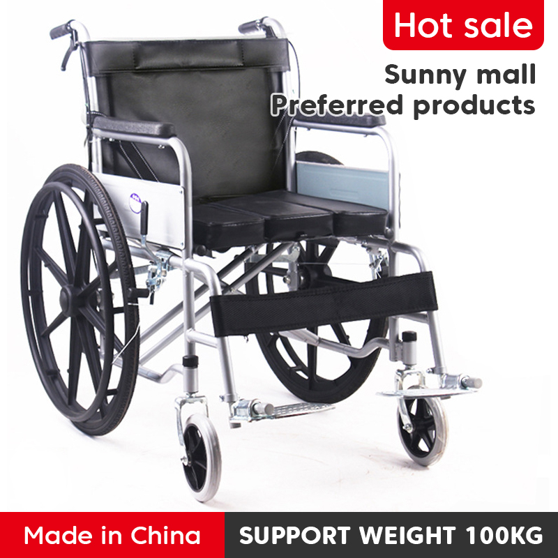 Functional Medical Wheelchair Hand Push Semi-recumbent Full Recumbent ...