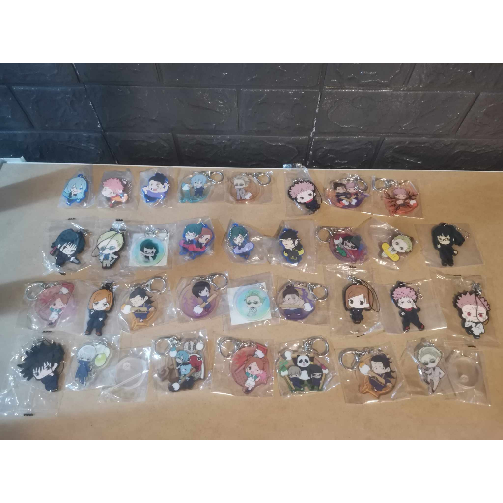 Jujutsu Kaisen 33pcs authentic Gashapon Keychain bundle | Shopee ...