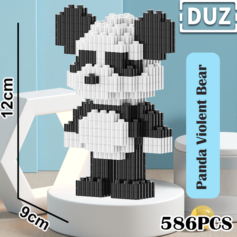 【DUZ】Bear Blocks Building Blocks Cartoon Series Educational Toys Kaws ...