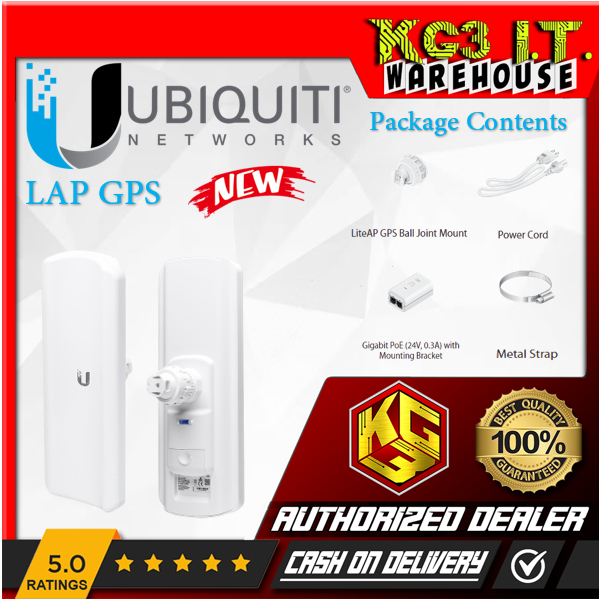 Ubiquiti LAP-GPS airMAX LiteAP AC GPS 5GHz 17dBi Wireless Broadband CPE ...