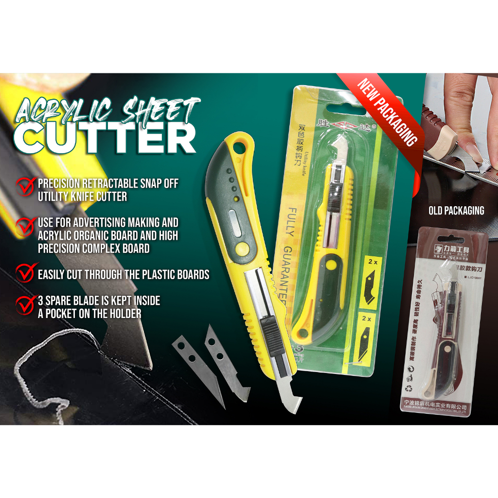 Multi Functional Handheld Retractable Cutter (Acrylic Cutting Hook ...