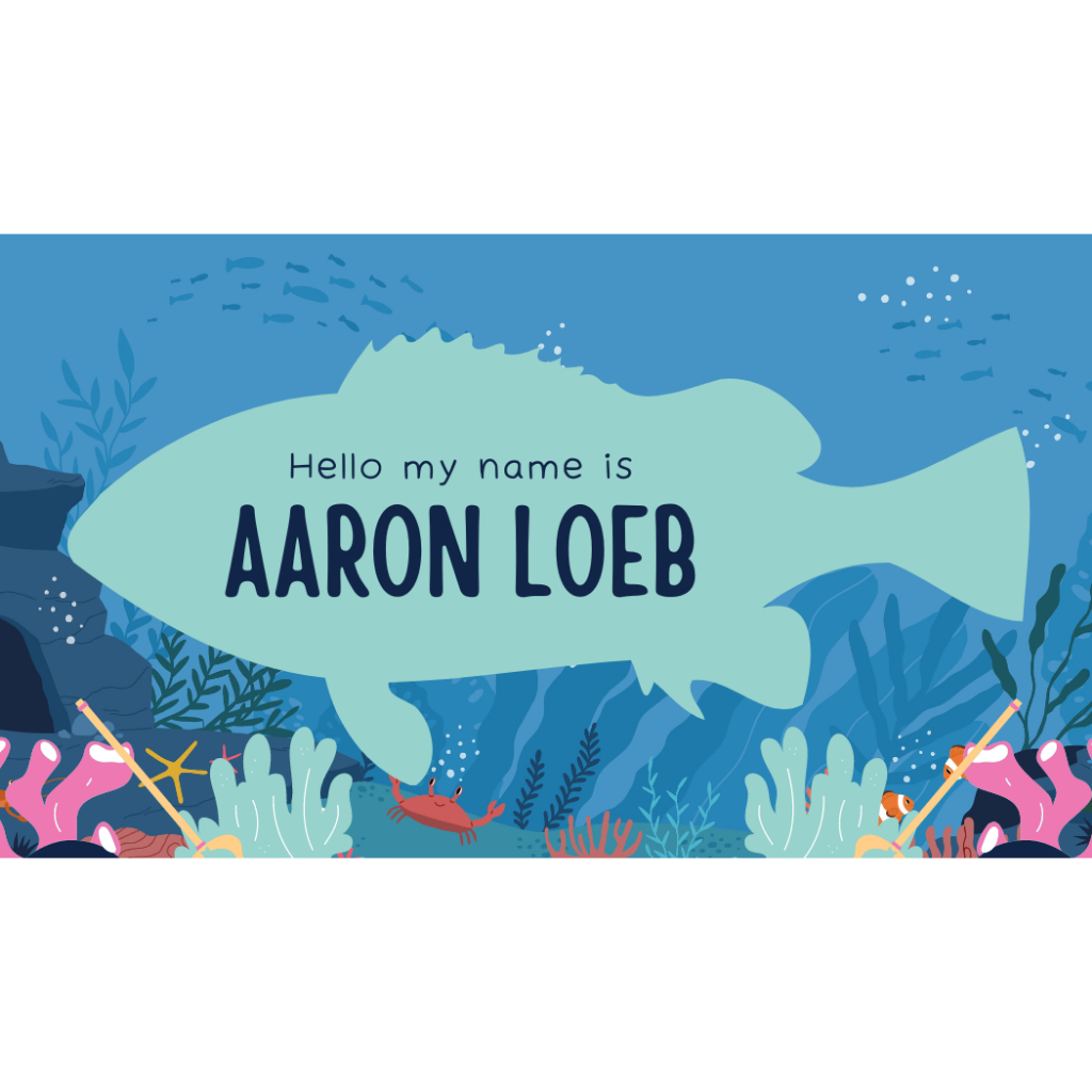 NAME TAG Laminated for school personalized for kids nametag colorful ...