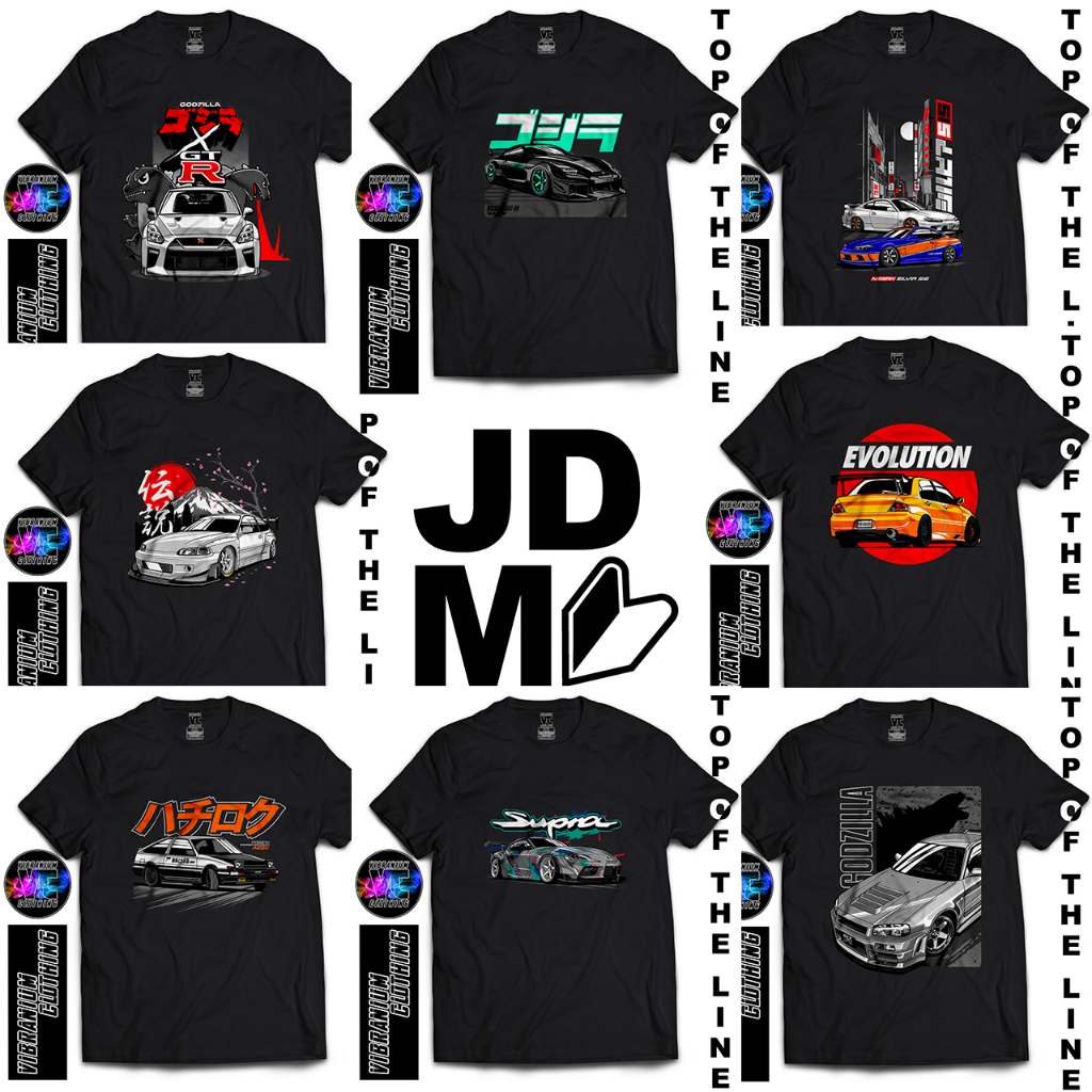Vibranium Clth® BLACKtops Trendy Tops premium top car jdm design GTR ...