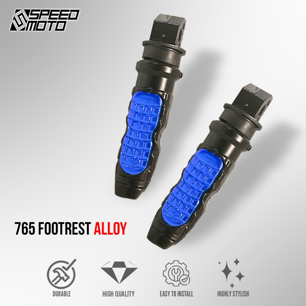 UNIVERSAL 765 SCOOTER REAR FOOTREST ALLOY PASSENGER FOOTPEG FOR ...