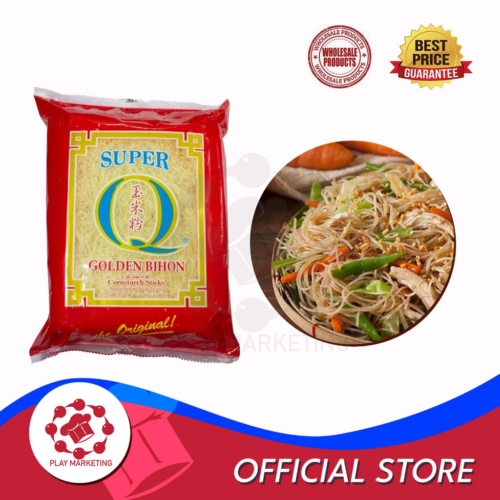SUPER Q BIHON QUALITY GOLDEN BIHON 500G | Shopee Philippines