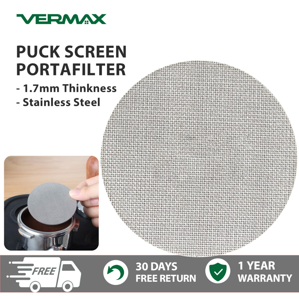 Vermax Espresso Puck Screen Reusable Portafilter Filter Basket 1 7mm ...