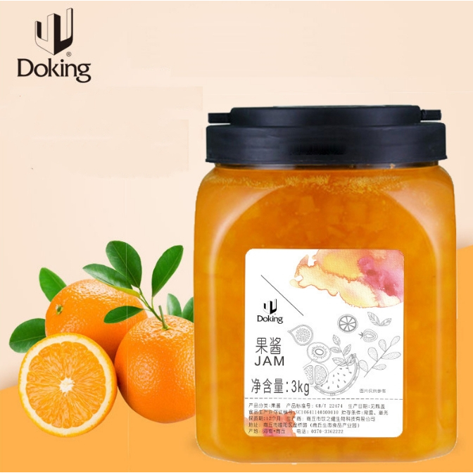 Doking Jam 3kg Fruit Jam Milk Tea Fruit Juice Jam Blueberry/Mango ...