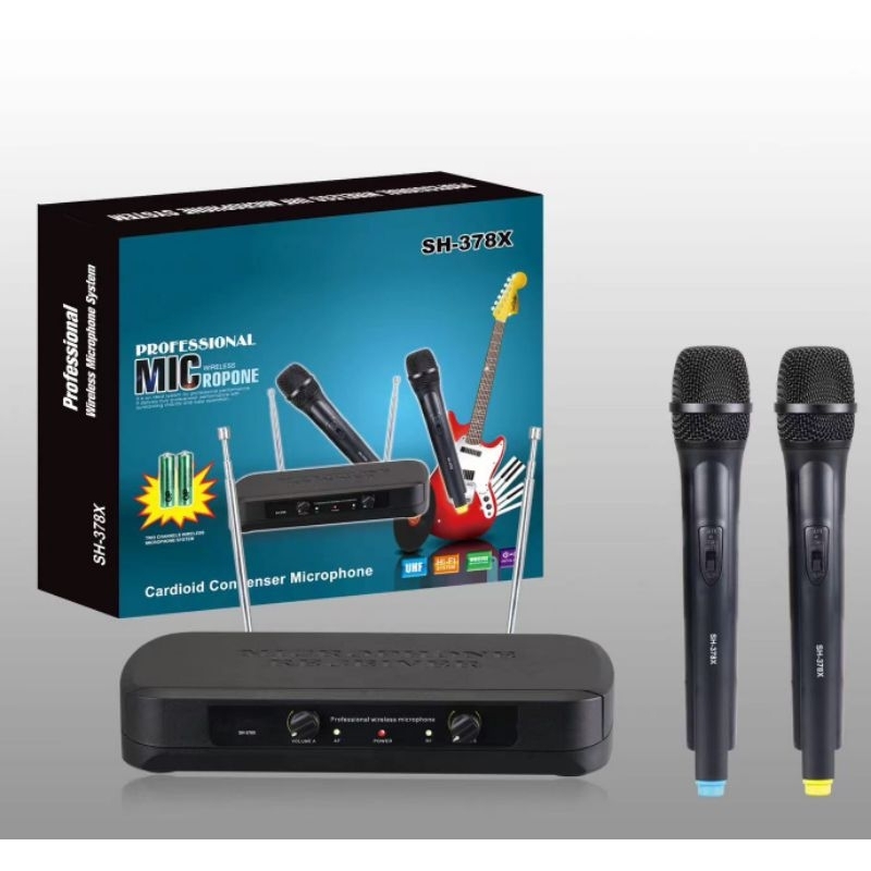 wireless microphone (sh 378)/378x | Shopee Philippines