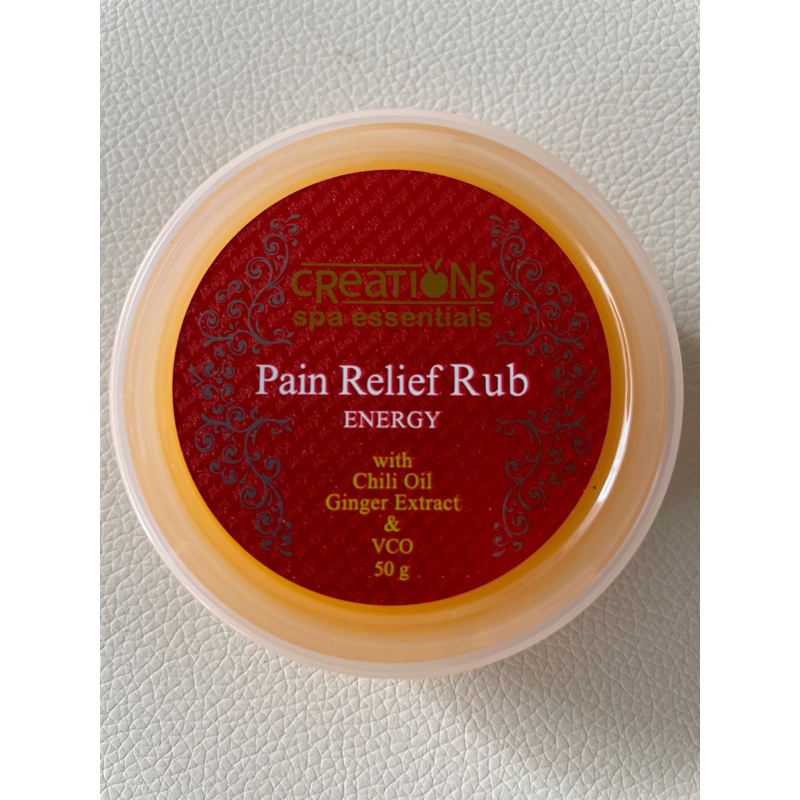 Creations Spa Essentials Pain Relief Rub - 50g | Shopee Philippines