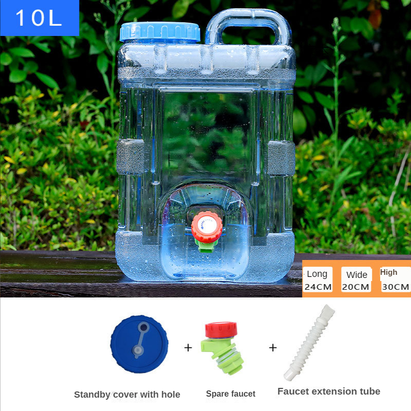 20L Household water storage bucket outdoor car water bucket with faucet ...