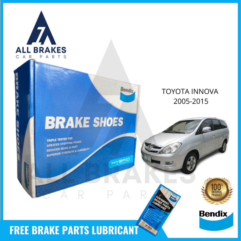 Bendix Brake Shoe Toyota INNOVA 2005 - 2015 (DS-2338 or BS-5235 ...