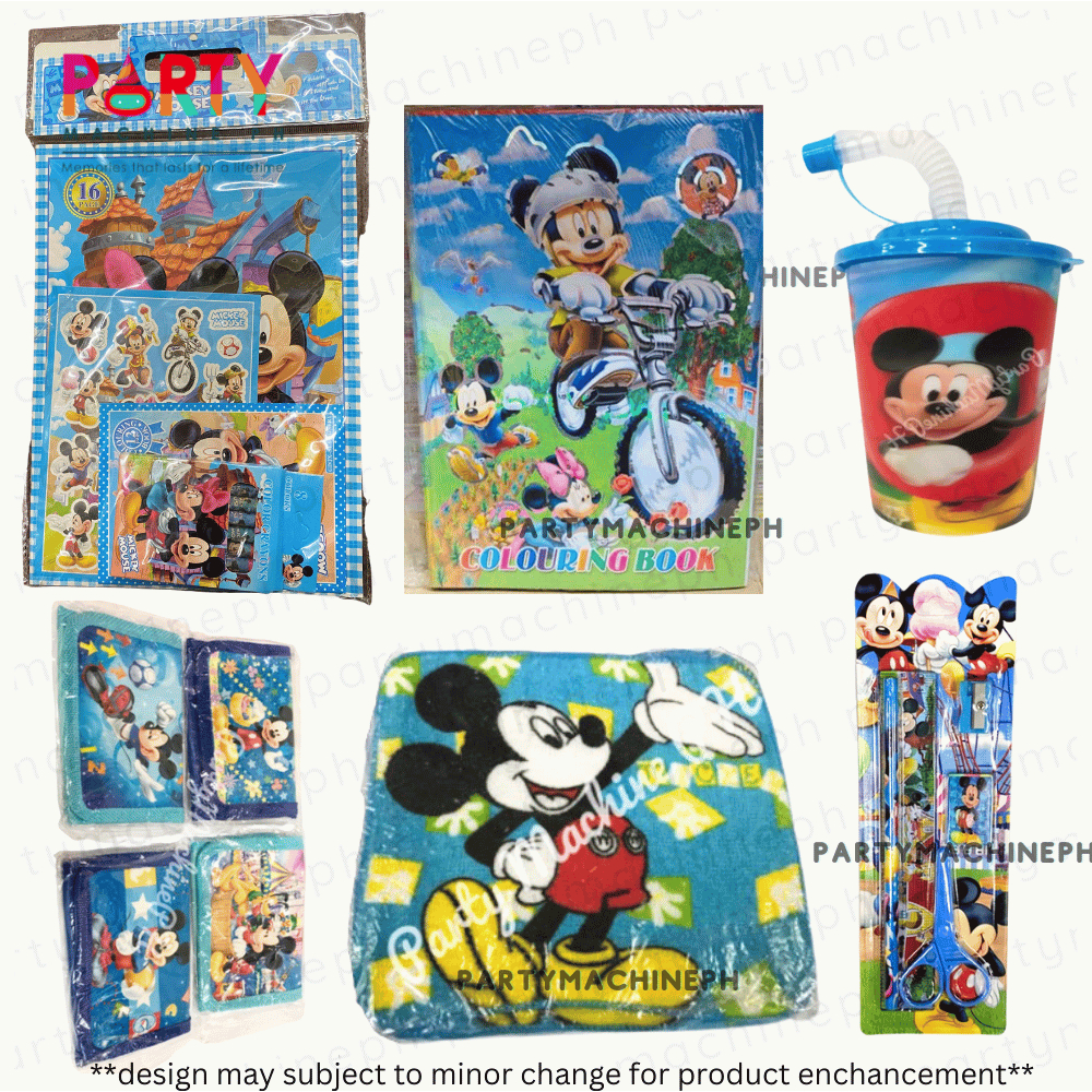 mickey coloring book set / mickey birthday giveaways / mickey loot bag ...
