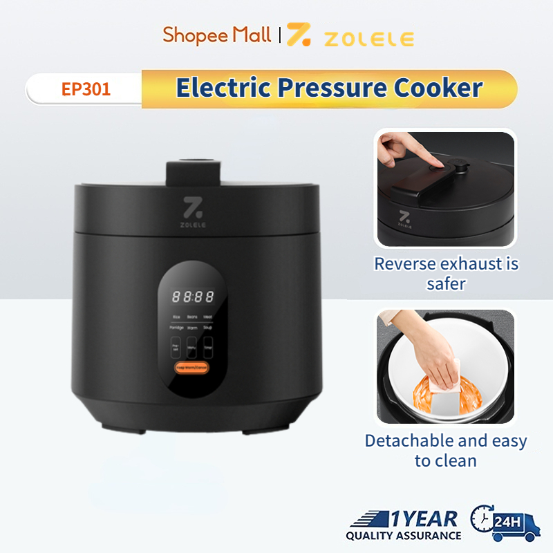 ZOLELE EP301 3L Multifunctional Electric Pressure Cooker Timer Rice ...