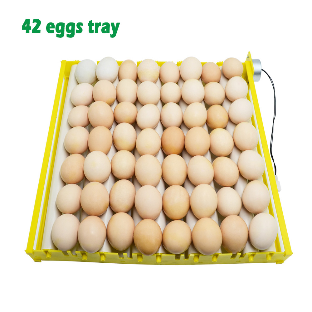 42/56/70 360° roller Rotating Automatic Egg Incubator Eggs Turner Tray ...