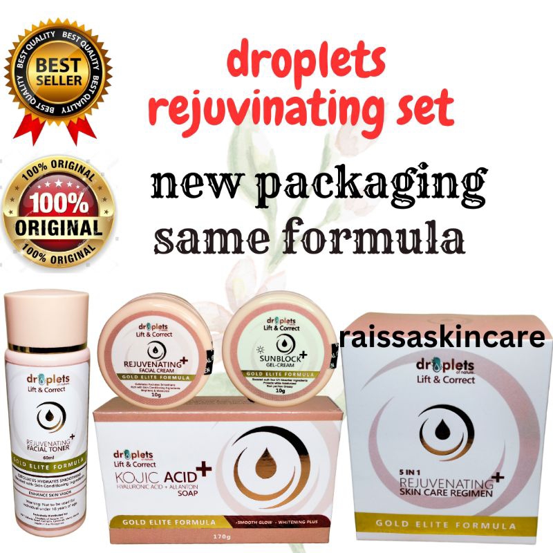 DROPLETS LIFT AND CORRECT REJUV SET AND HYDROBOOST SET /Maintenance Set ...