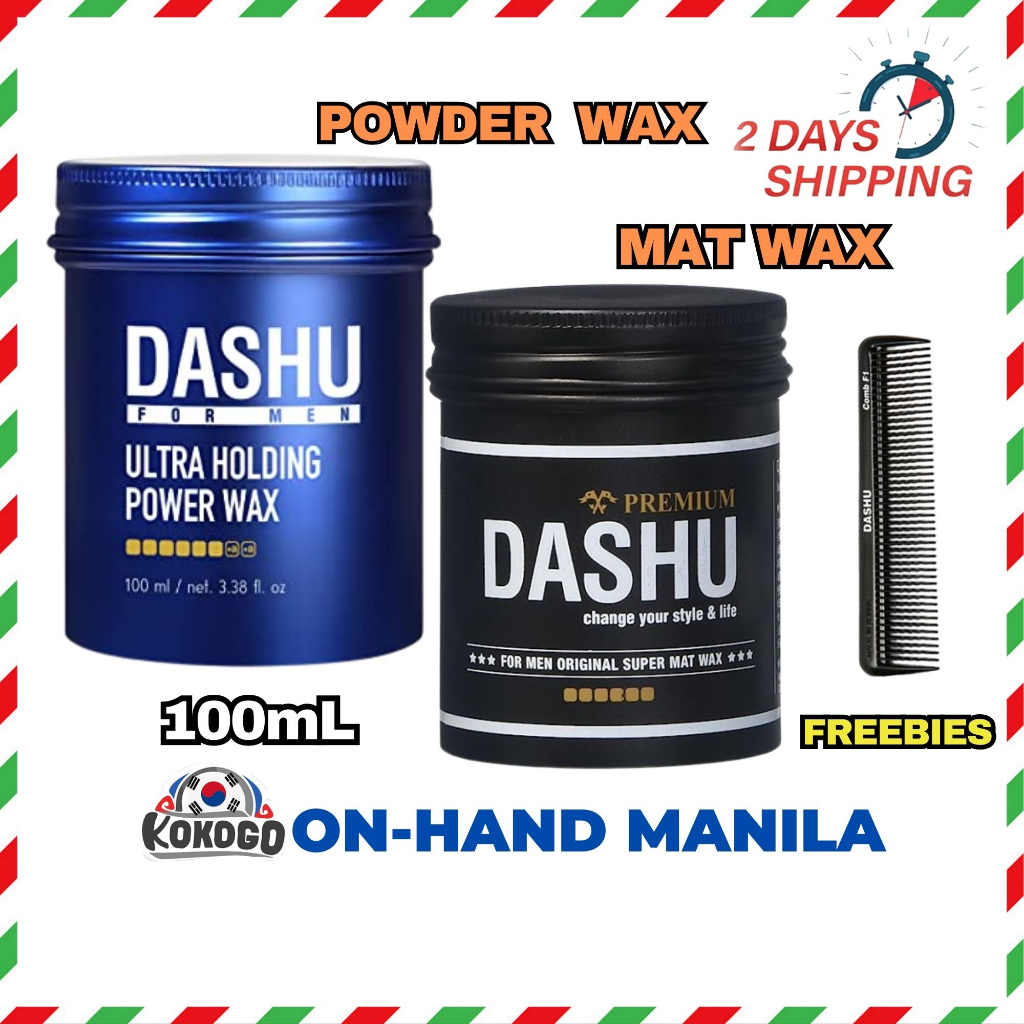 [DASHU] For Men Premium Wax 100ml ( Original Super Mat Wax/ Ultra ...