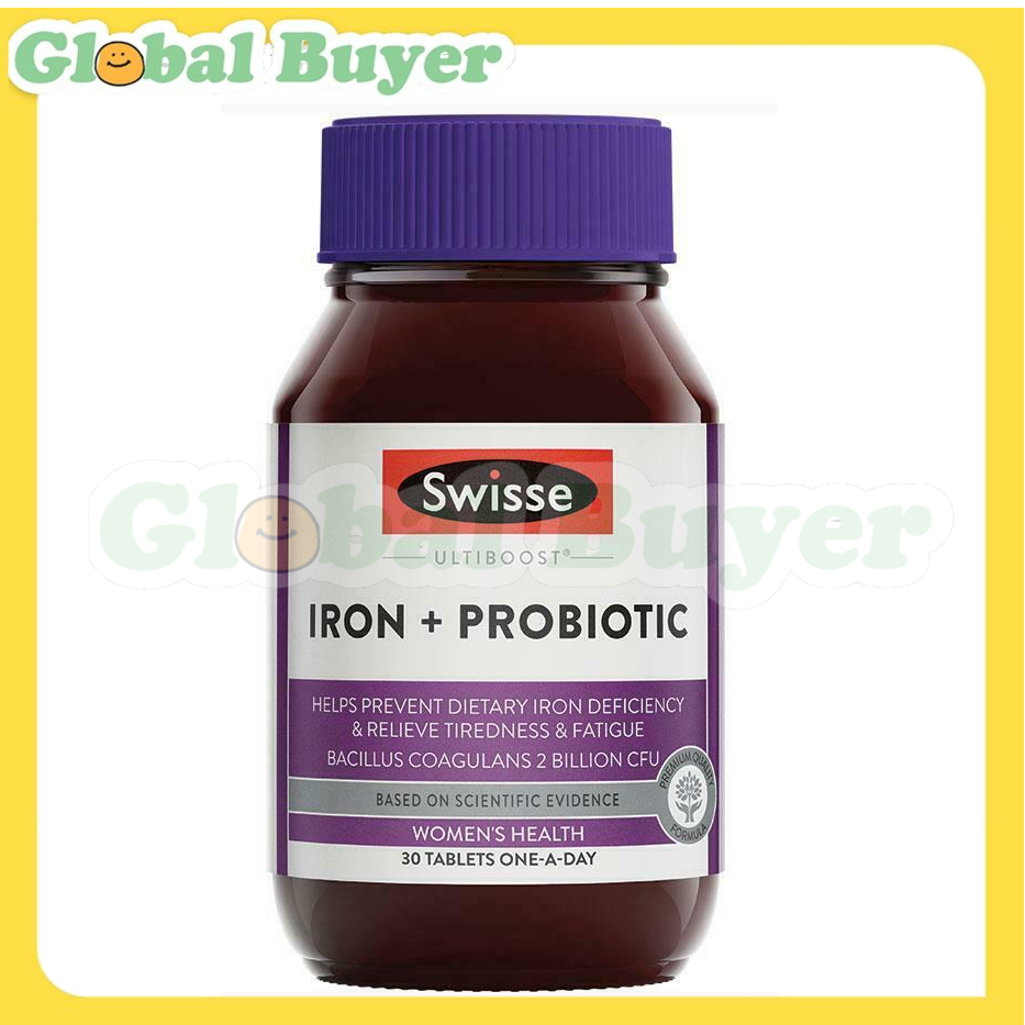 Swisse Iron + Probiotic 30 Tablets | Shopee Philippines