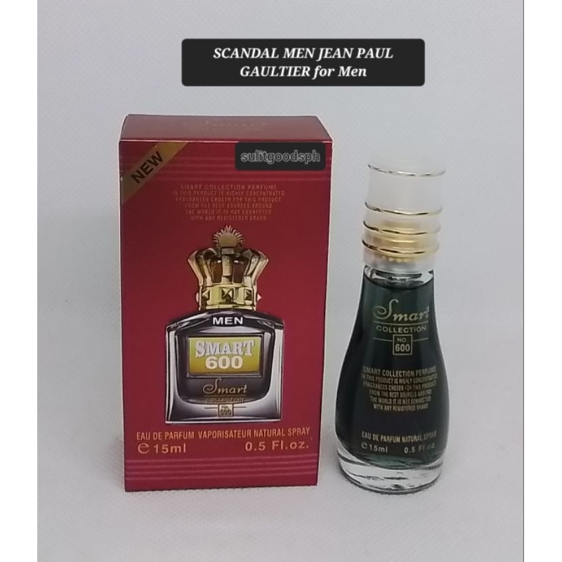 SMART COLLECTION PERFUME N0. 600 FOR MEN 15 ML EDP | Shopee Philippines