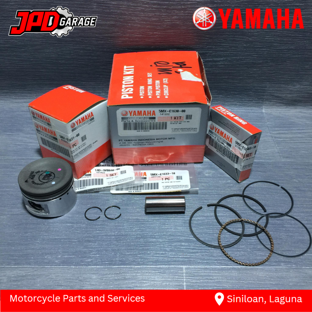 JPD Garage GENUINE Yamaha 5MX-E1630-00 (KIT) Piston Assy STD - ALL MIO ...
