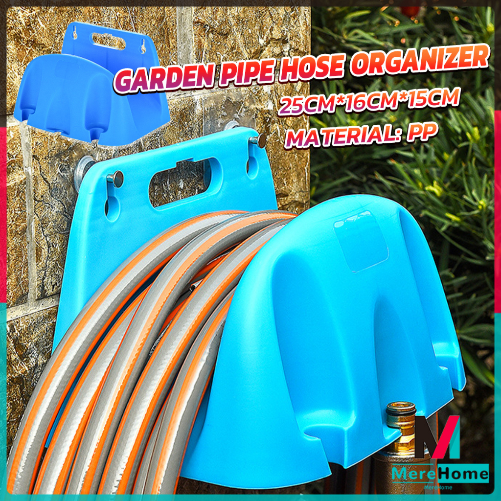 Wall Mount Garden Pipe Hose Organizer Tool Water Sprayer Hose Connector ...