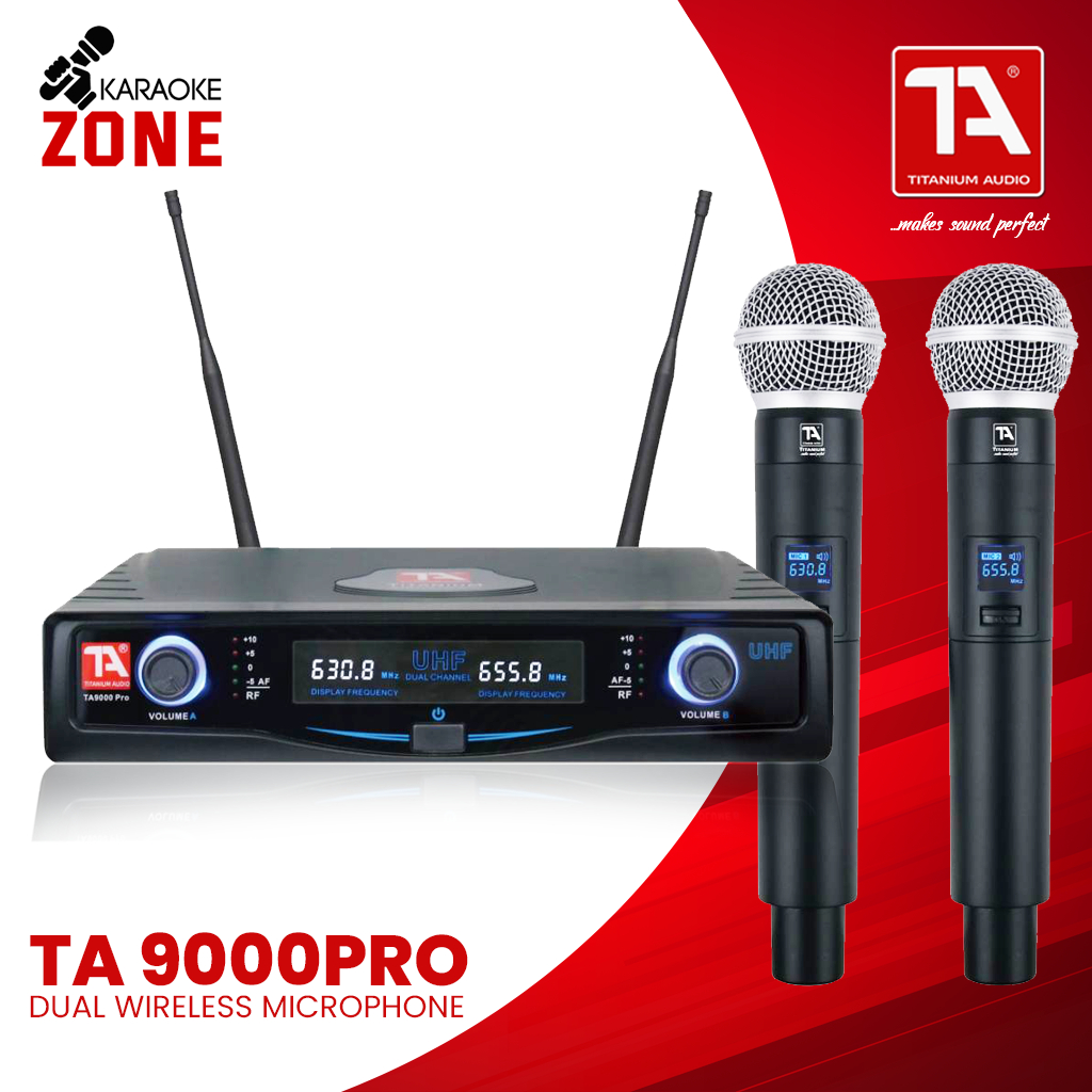 Titanium Audio TA 9000PRO / UHF Wireless Microphone / Wireless ...