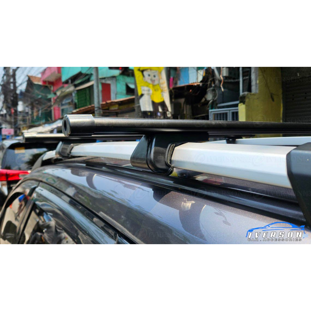 Black Universal Crossbar with Key installed in Honda BR-V | Shopee ...