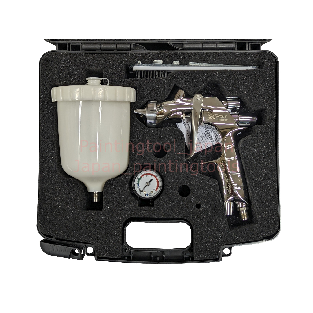 ORIGINAL ANEST IWATA WS-400-1301CHS1 Hard case, 600ml cup and air gauge ...
