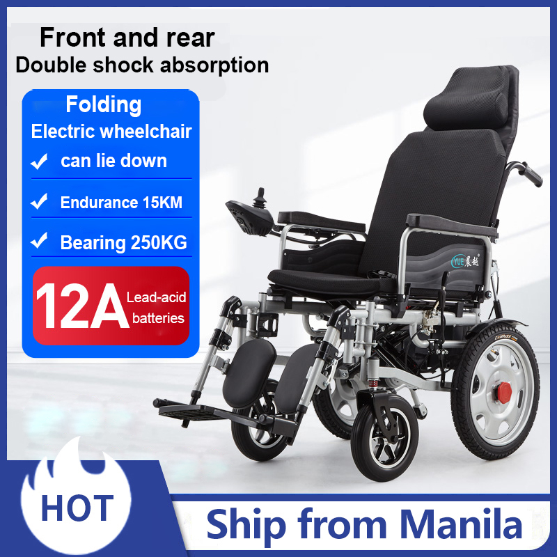 Electric wheelchair foldable lightweight elderly disabled intelligent ...