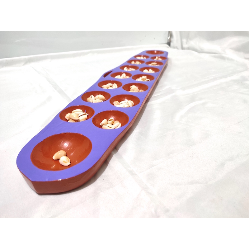 Purple Color Sungka Board, Colored Sungka Game Board, Purple Sungkaan ...