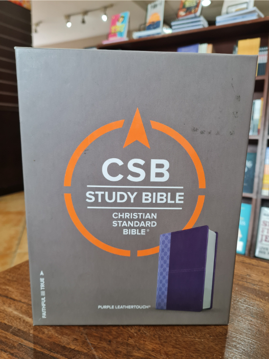 CSB Study Bible Purple LeatherTouch | Shopee Philippines